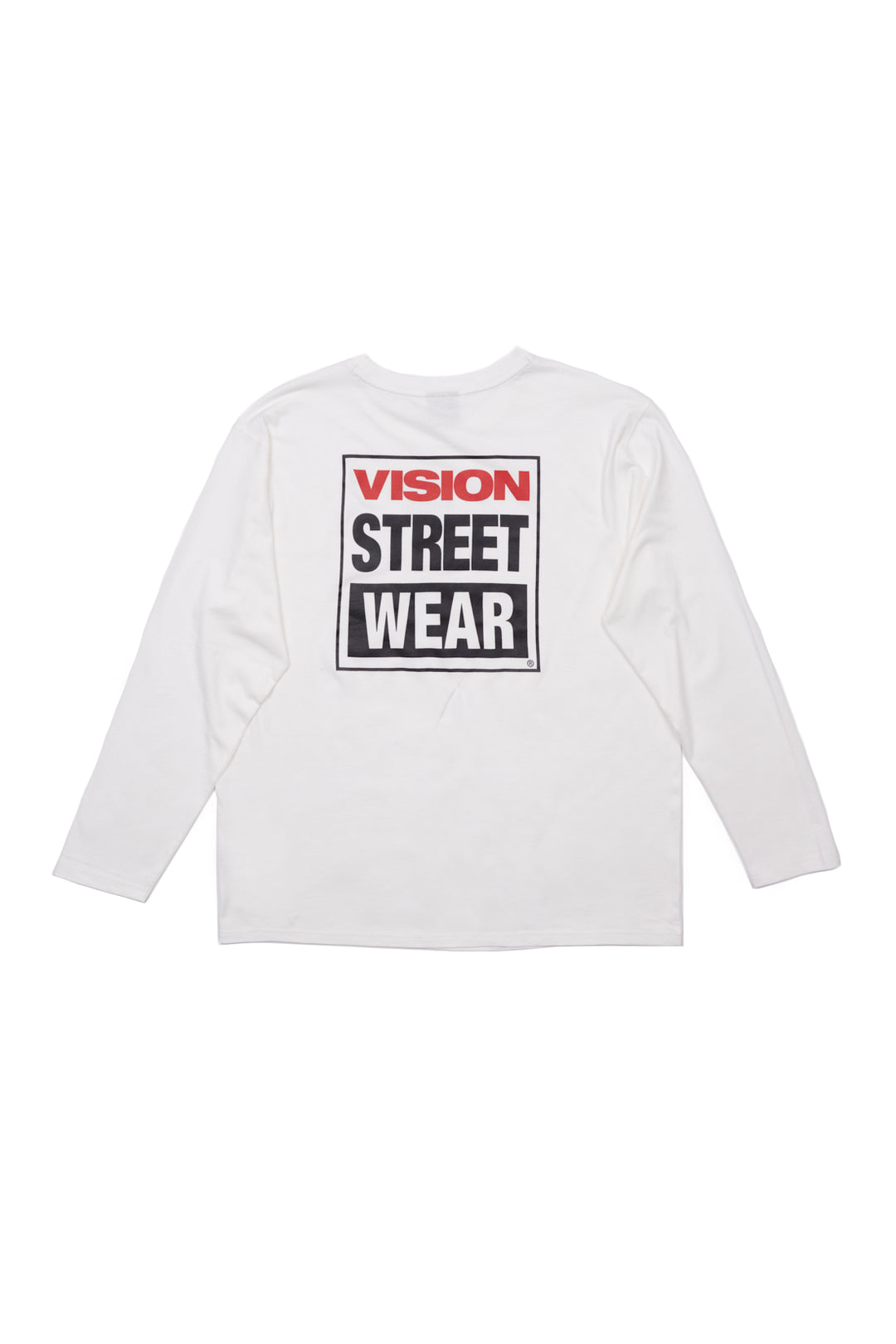 Long Sleeves Iconic Logo T-Shirt - Ivory – VISION STREET WEAR™️ CANADA